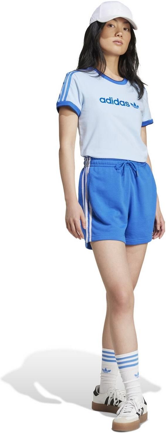 Koszulka damska adidas BADGE SLIM niebieska IZ2674 - Ceny i opinie ...