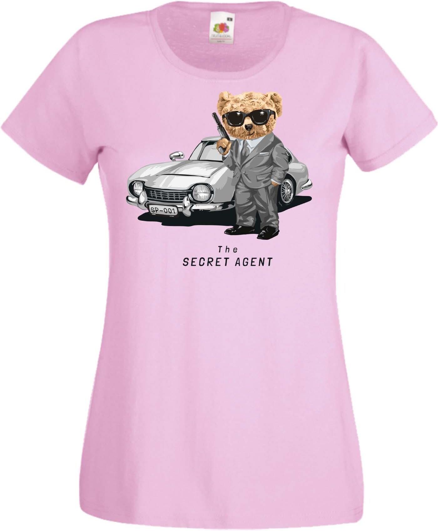 The Secret Agent koszulka damska Cute Teddy Bear, Lady 2XL / Różowy ...