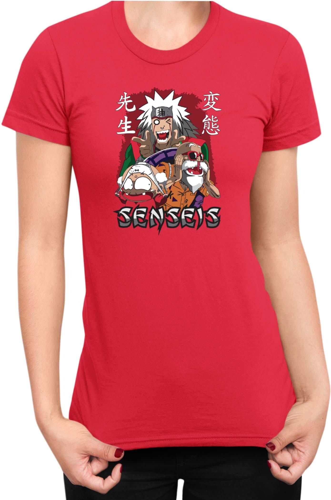 Anime Sensei Jiraya Master Roshi koszulka damska Anime Manga Comics ...