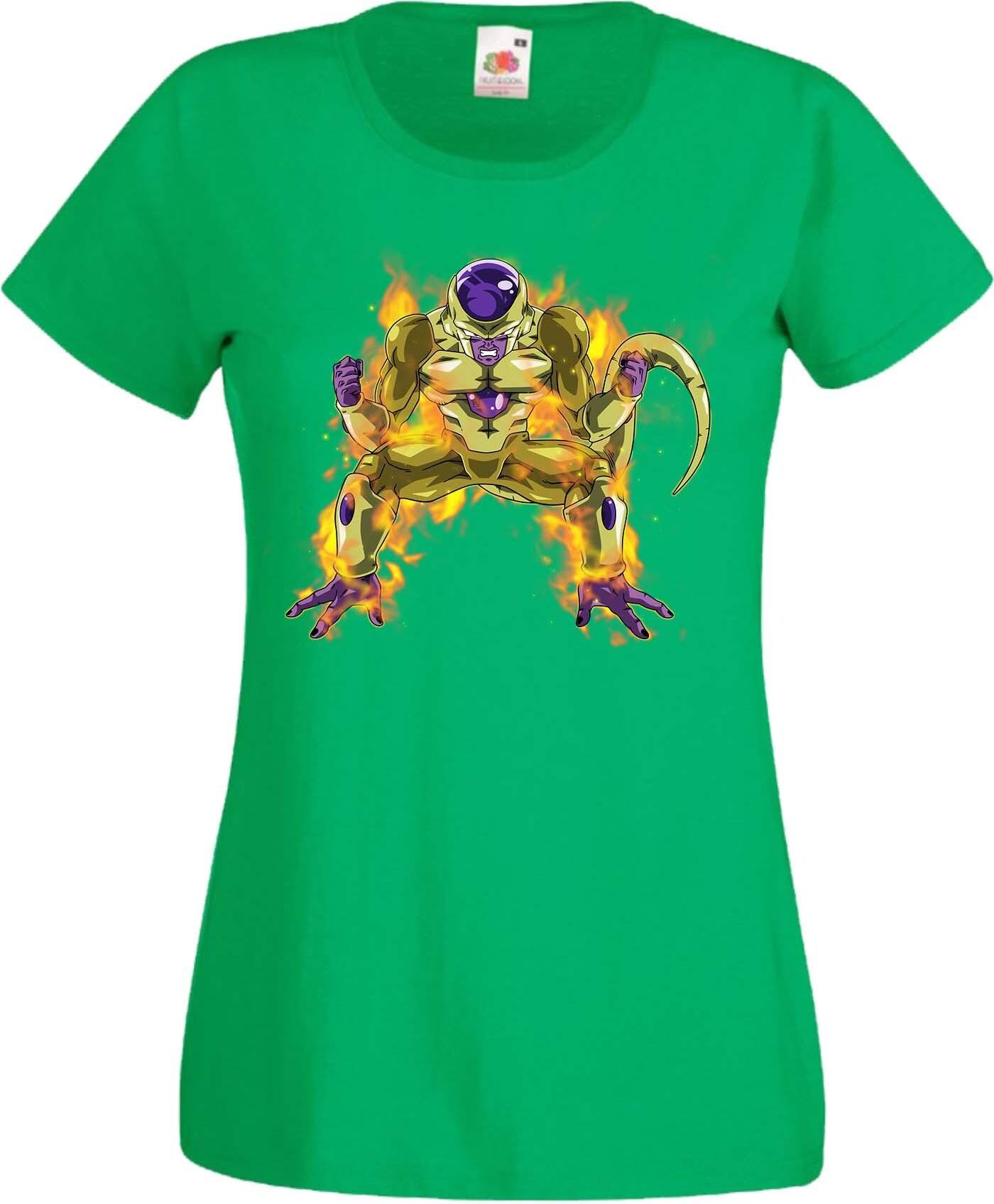 Yellow Frieza koszulka damska Comics Manga Japan Anime Animation Gift ...