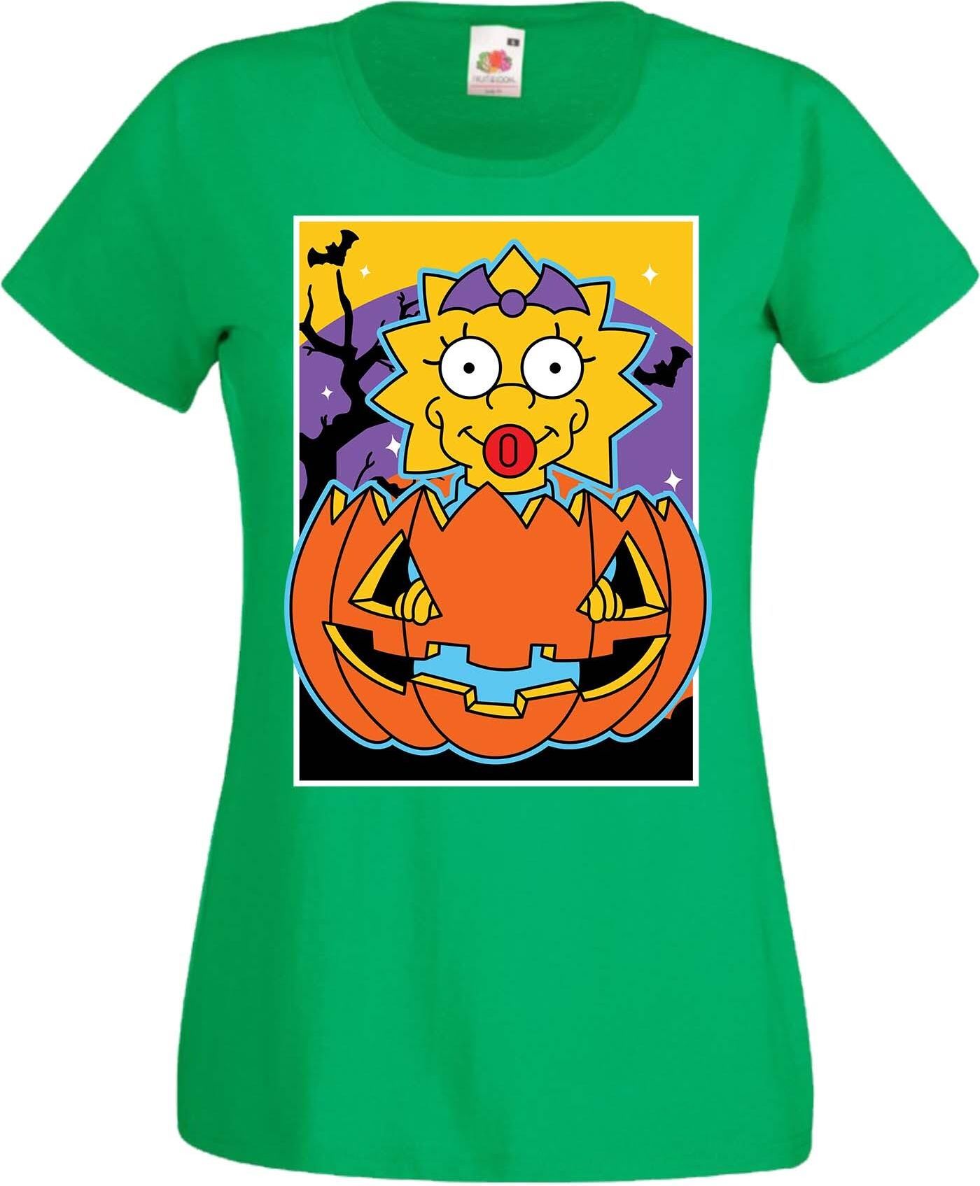 Halloween The Simpsons Pumpkin koszulka damska Halloween Trick or Treat ...