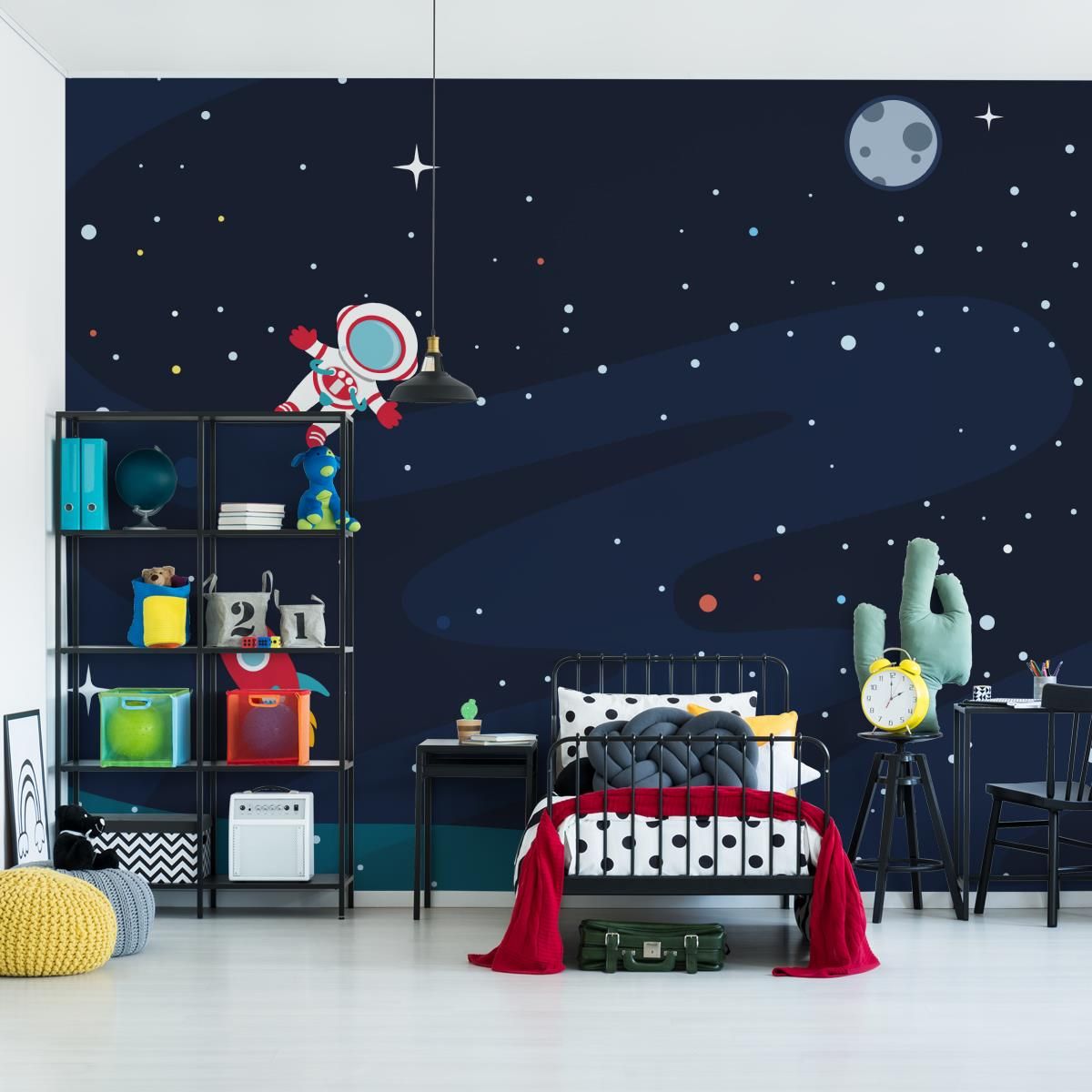 Muralo Fototapeta Ozdoba Ścienna Do Pokoju Dziecka Komos Planety Gwiazdy 3D 368x280cm - Opinie i ...