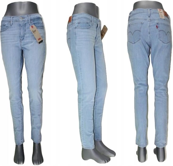 Levi's 311 jeansy damskie 196260205- wyszcz. rurki nowa kol. Levis -W30 ...