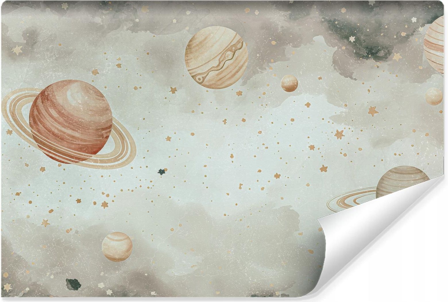 Muralo Fototapeta Dla Dzieci Kosmos Planety Gwiazdy Styl Boho Vintage 400x280 - Opinie i ceny na ...