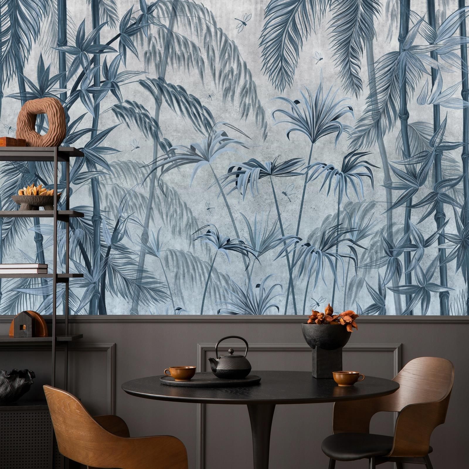 Muralo Fototapeta Do Salonu Beton Mural Liście Tropikalne Abstrakcja 180x120 - Opinie i ceny na ...