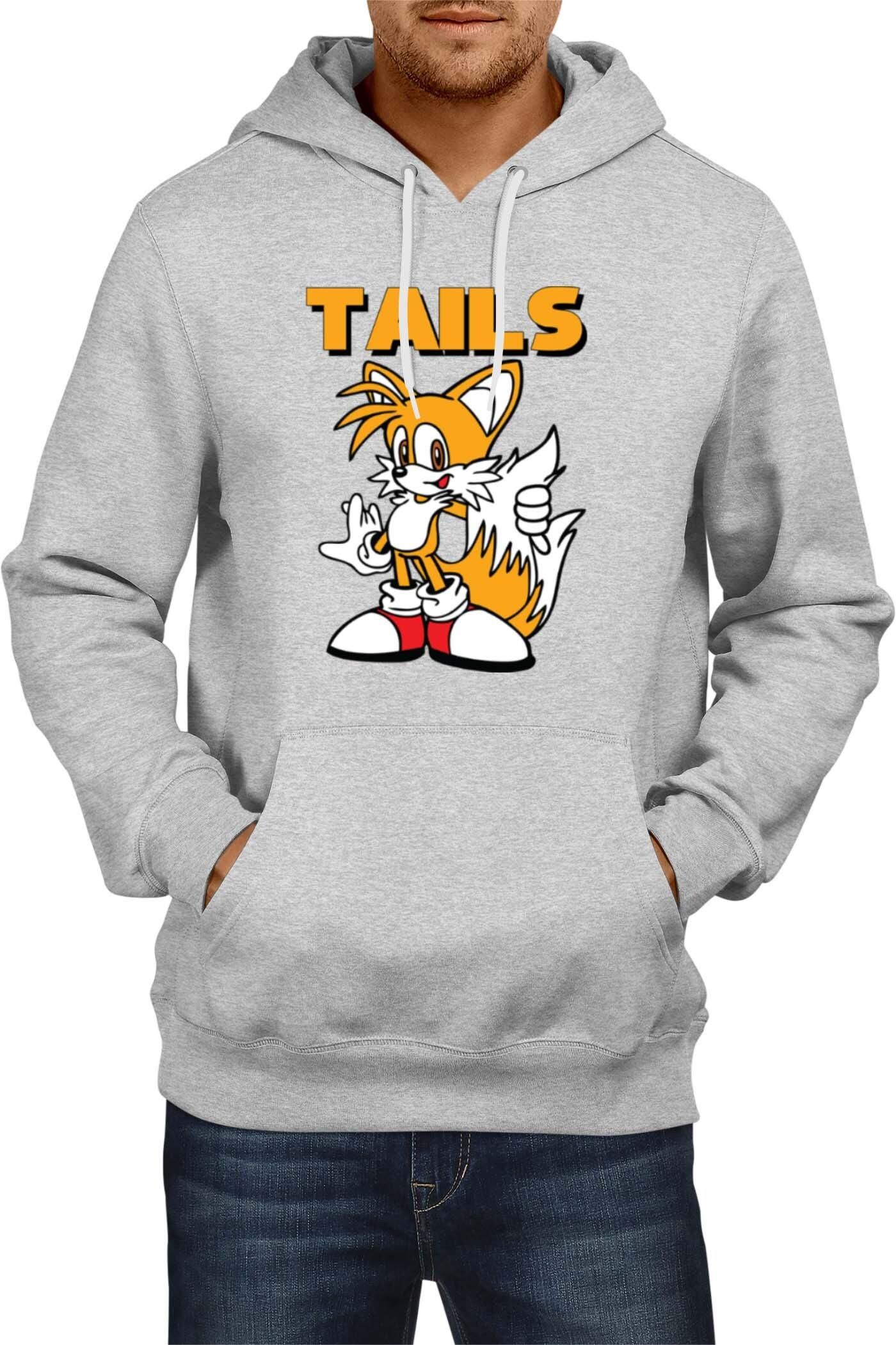Yellow Fox Herren Kapuzenpullover Bluza Sonic the Hedgehog Sega Mascot ...