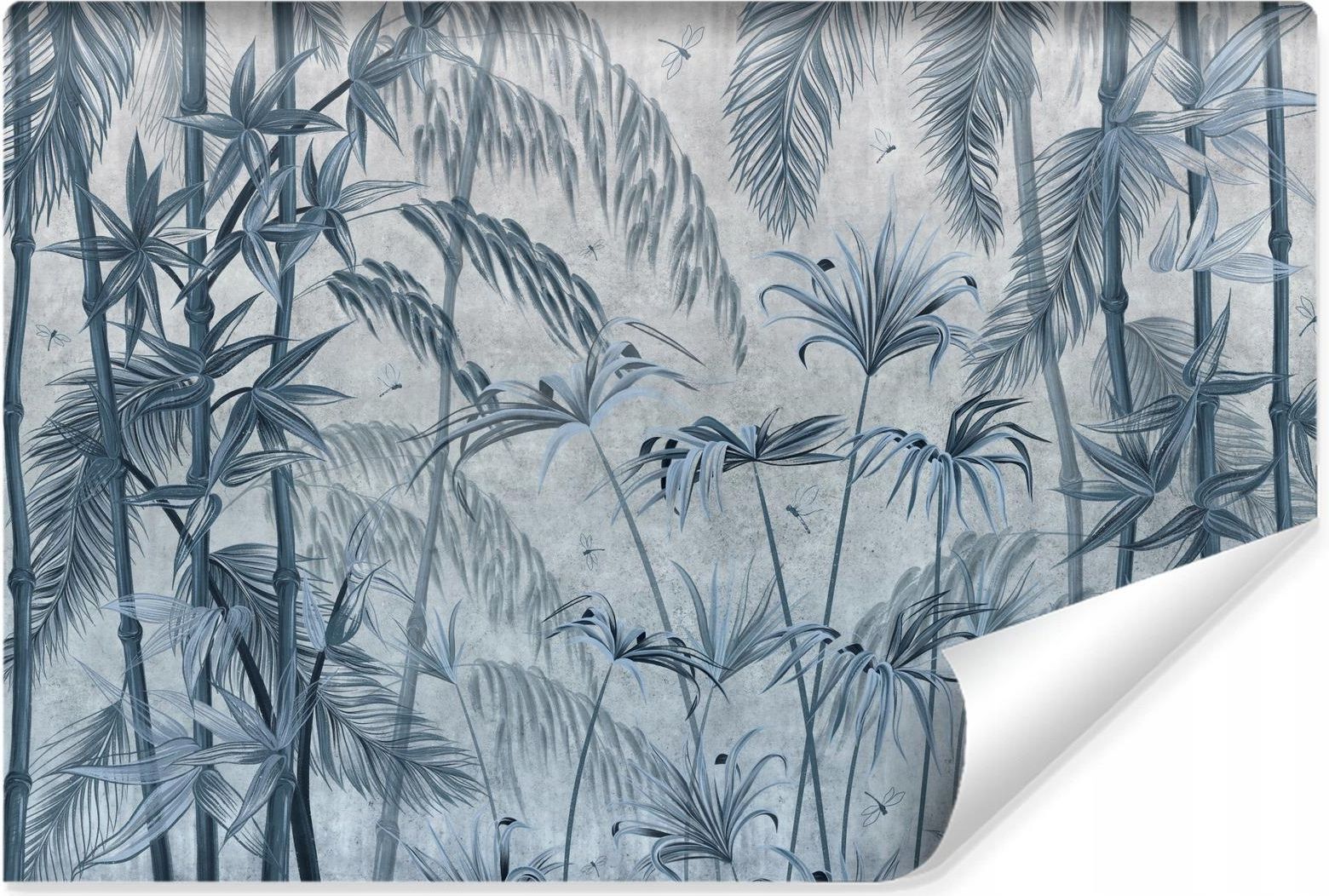 Muralo Fototapeta Do Salonu Beton Mural Liście Tropikalne Abstrakcja 360x240 - Opinie i ceny na ...