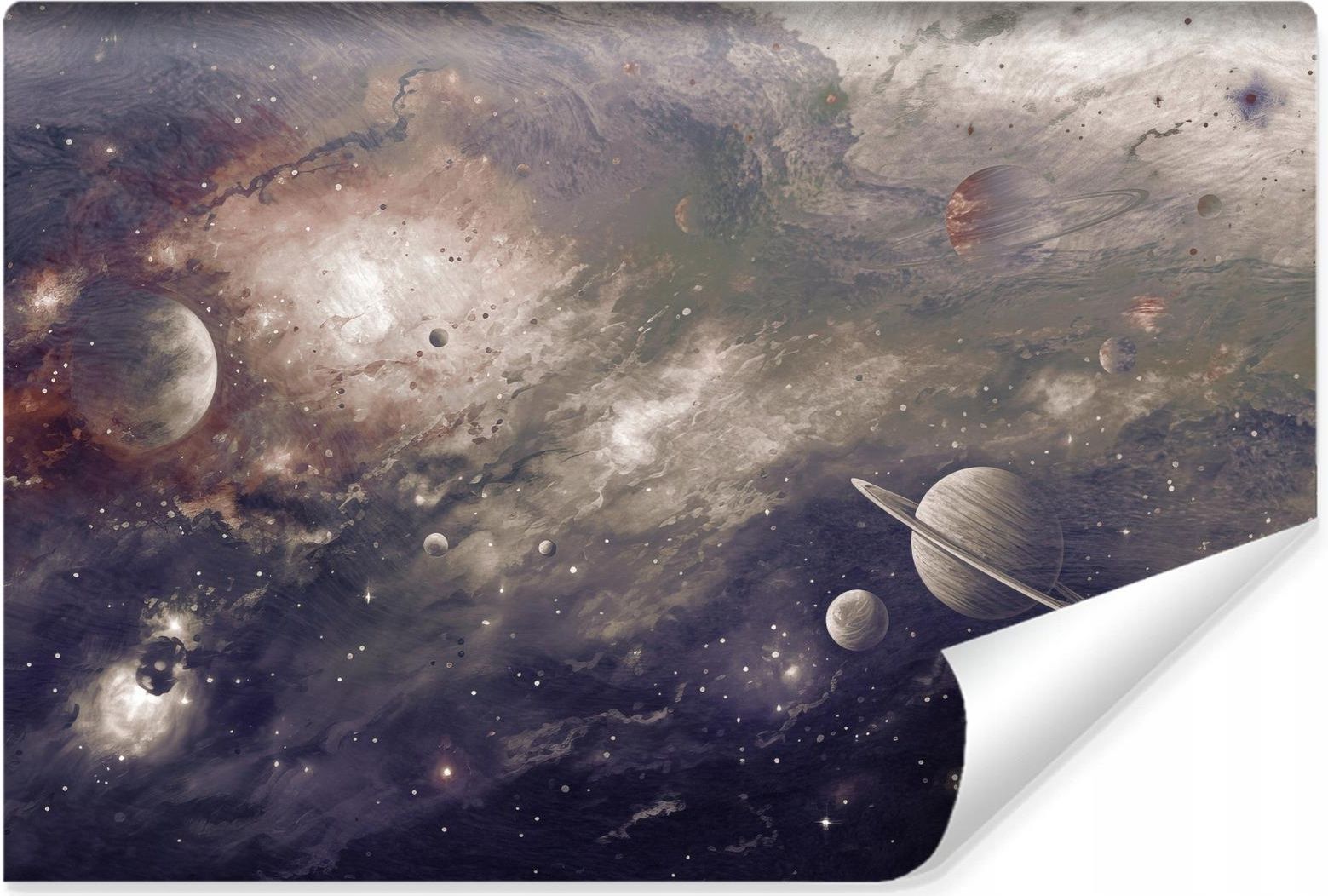 Muralo Fototapeta Ścienna Kosmos Galaktyka Planety Abstrakcja Gwiazdy 300x210 - Opinie i ceny na ...