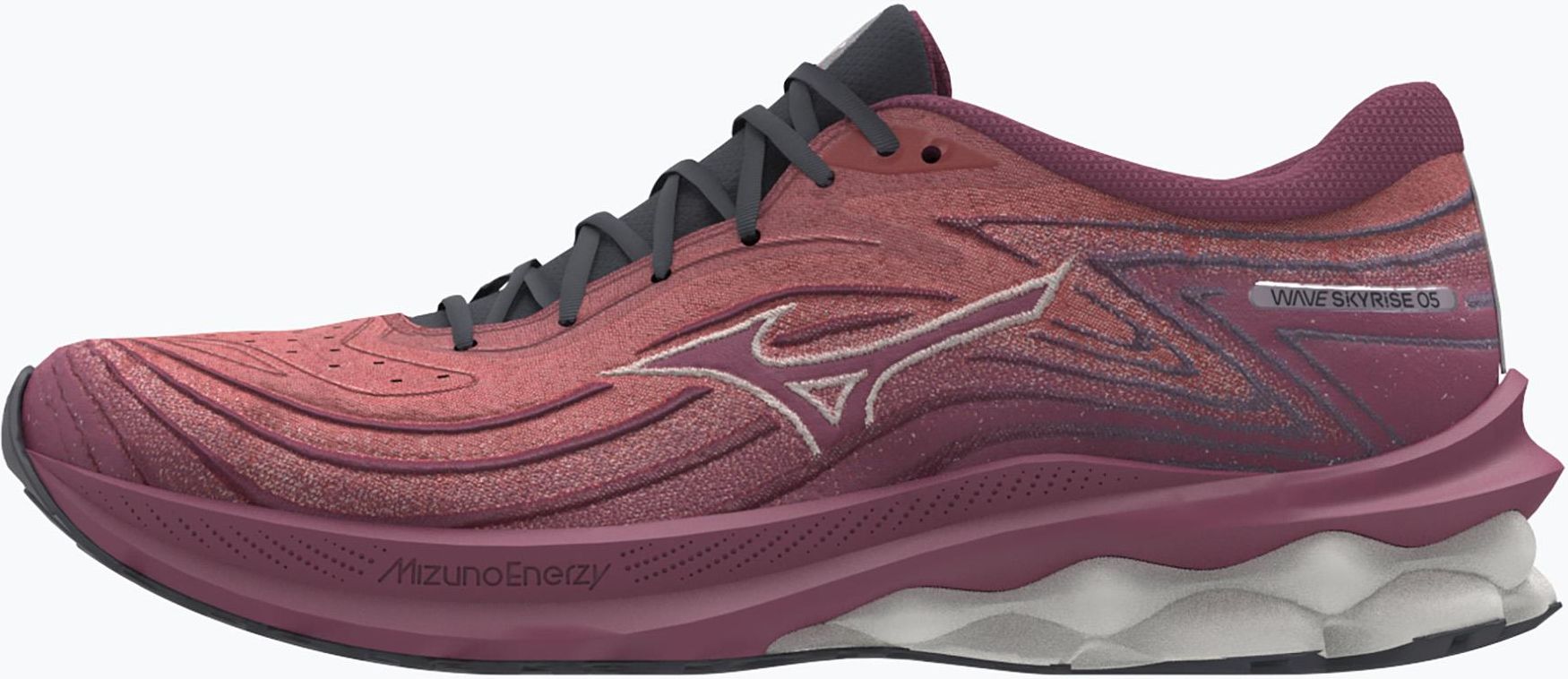 Mizuno Damskie Wave Skyrise 5 Mineral Red White Sand Violet Quartz ...