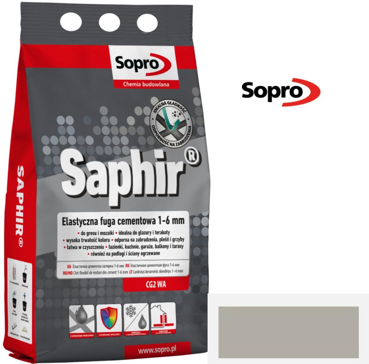 Fuga SOPRO SAPHIR FUGA 15 szary 4kg - Opinie i ceny na Ceneo.pl