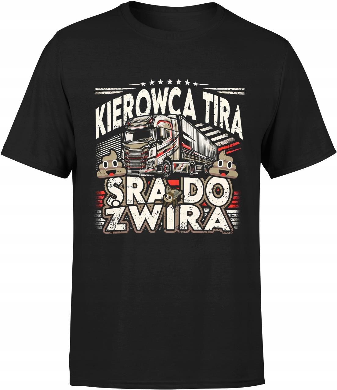 Dla Kierowcy Tira Koszulka Męska Z Nadrukiem Śmieszne Koszulki R. L - Ceny i opinie - Ceneo.pl