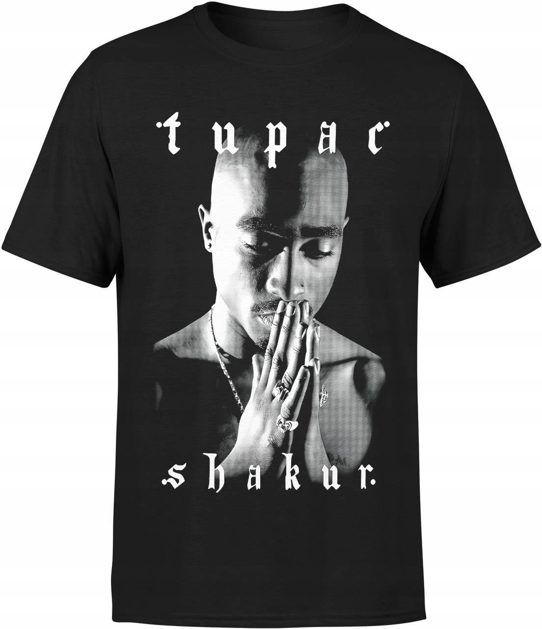 Tupac Koszulka Shakur Tshirt 2PAC All Eyez On Me 2 Pac Hip Hopowa Męska ...