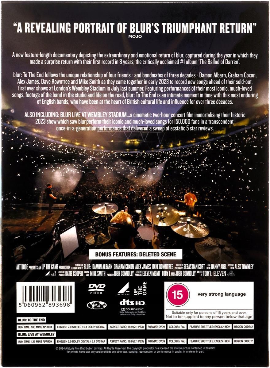 Blur - To The End / Live At Wembley Stadium (DVD) - Ceny i opinie ...