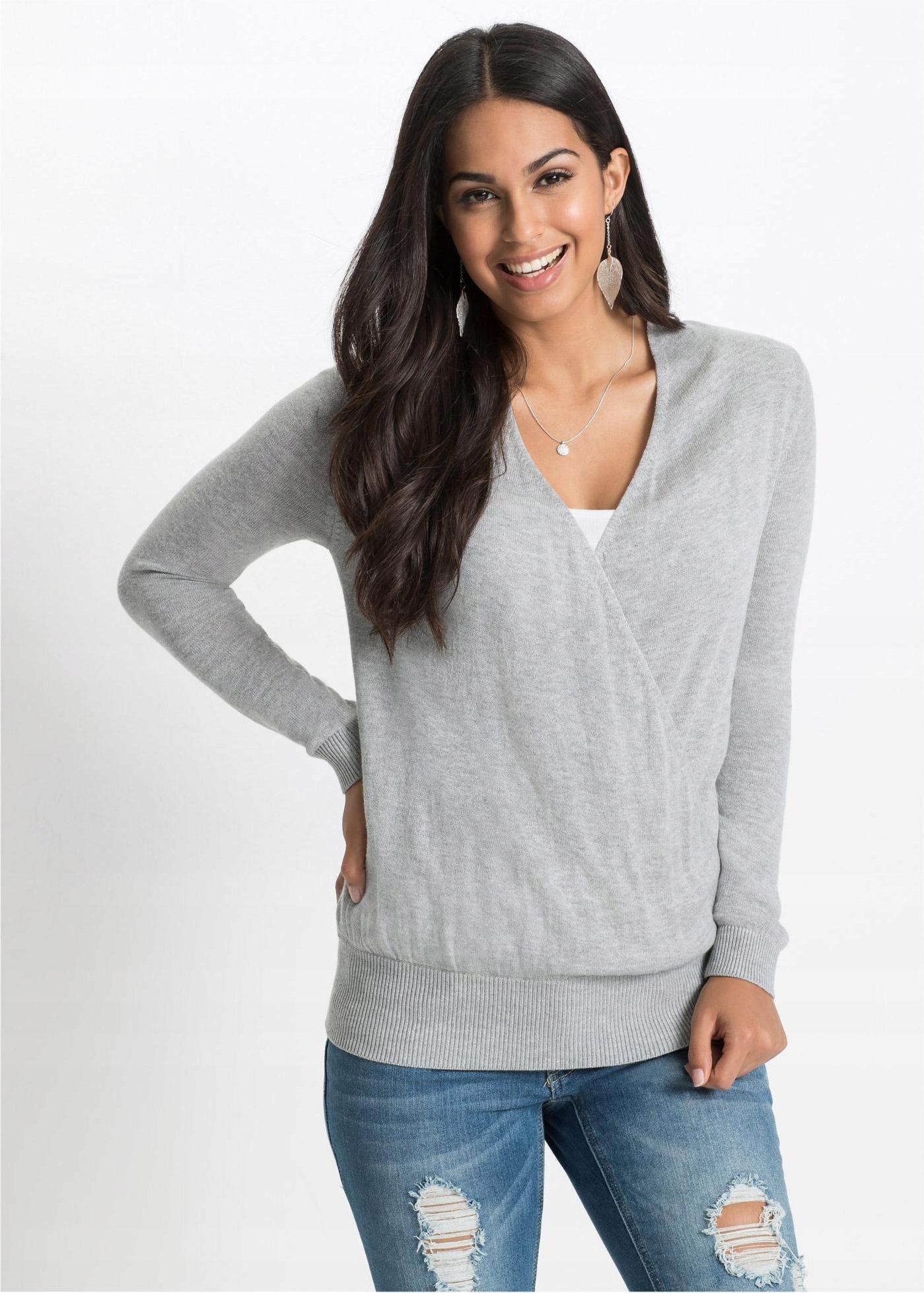 Sweter Kopertowy Damski DV8 Bodyflirt 48/50 - Ceny i opinie - Ceneo.pl