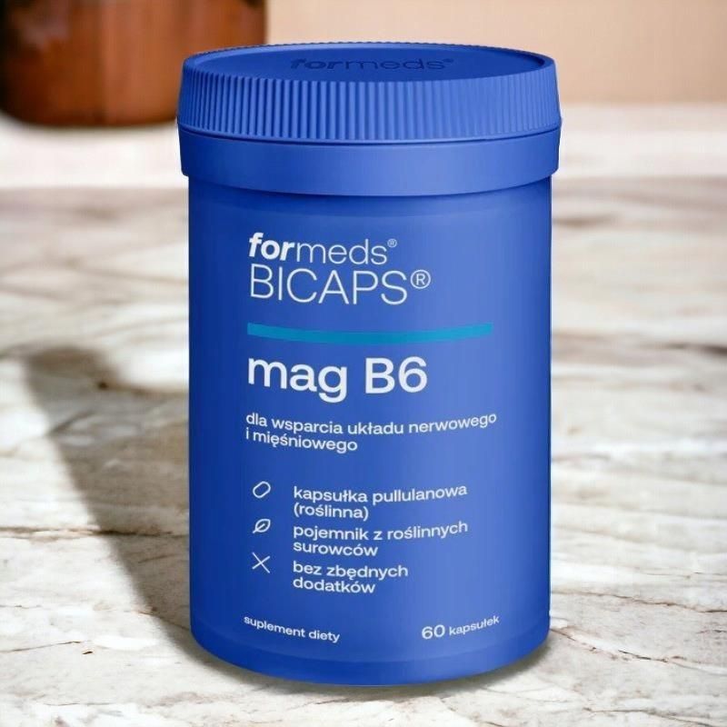 Formeds Bicaps Mag B6 60kaps. - Opinie i ceny na Ceneo.pl
