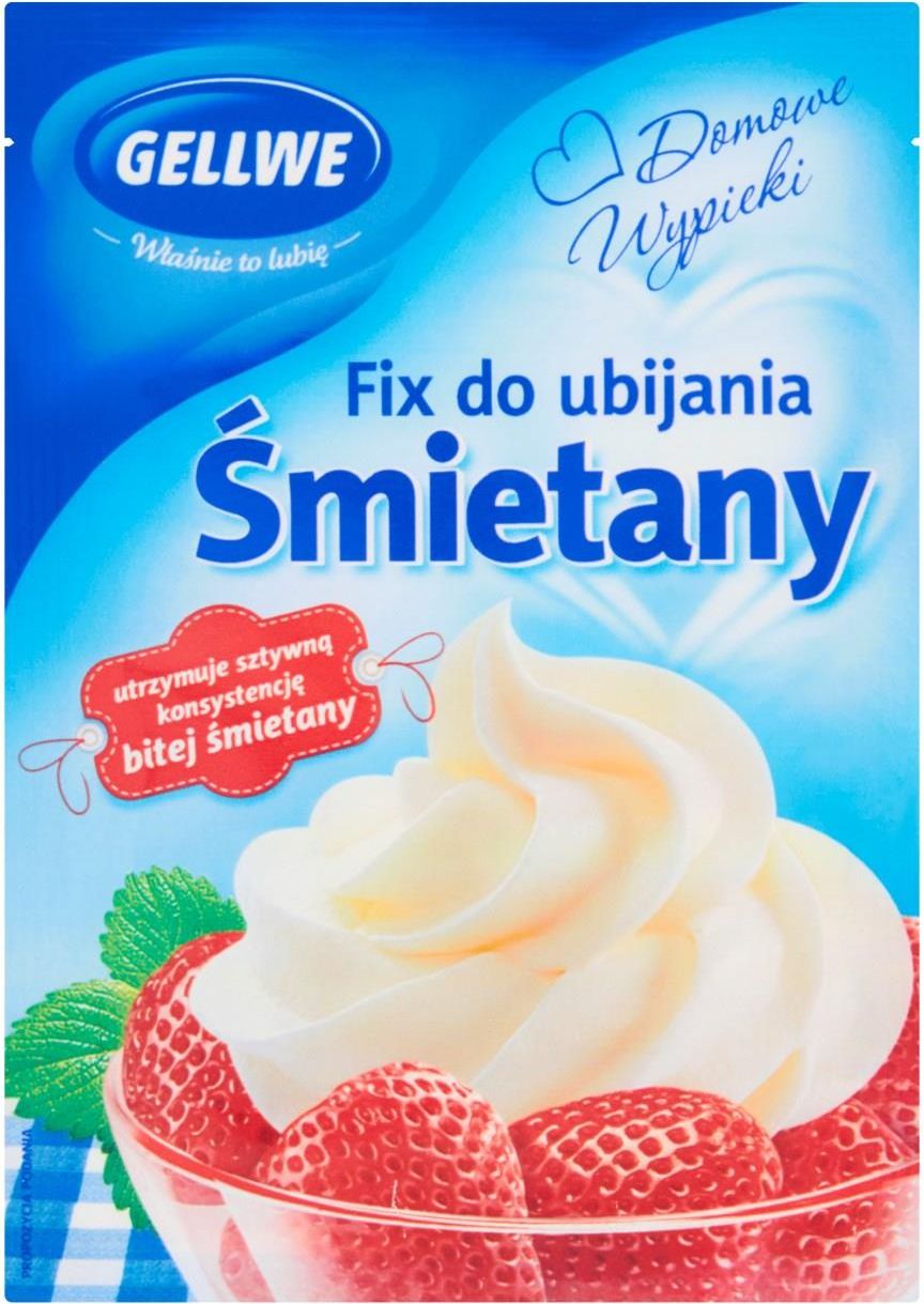 Gellwe Fix do śmietany 12g - Ceny i opinie - Ceneo.pl