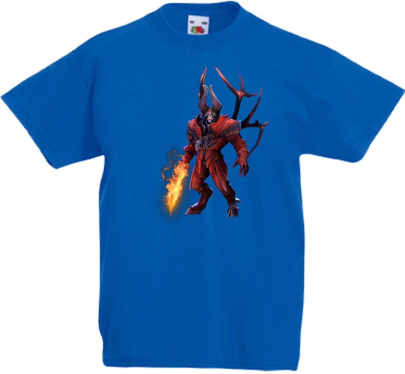 Doom Bringer koszulka dzieci?ca DOTA 2 Defense of the Ancients, 5-6 lata - 116 / Niebieski ...