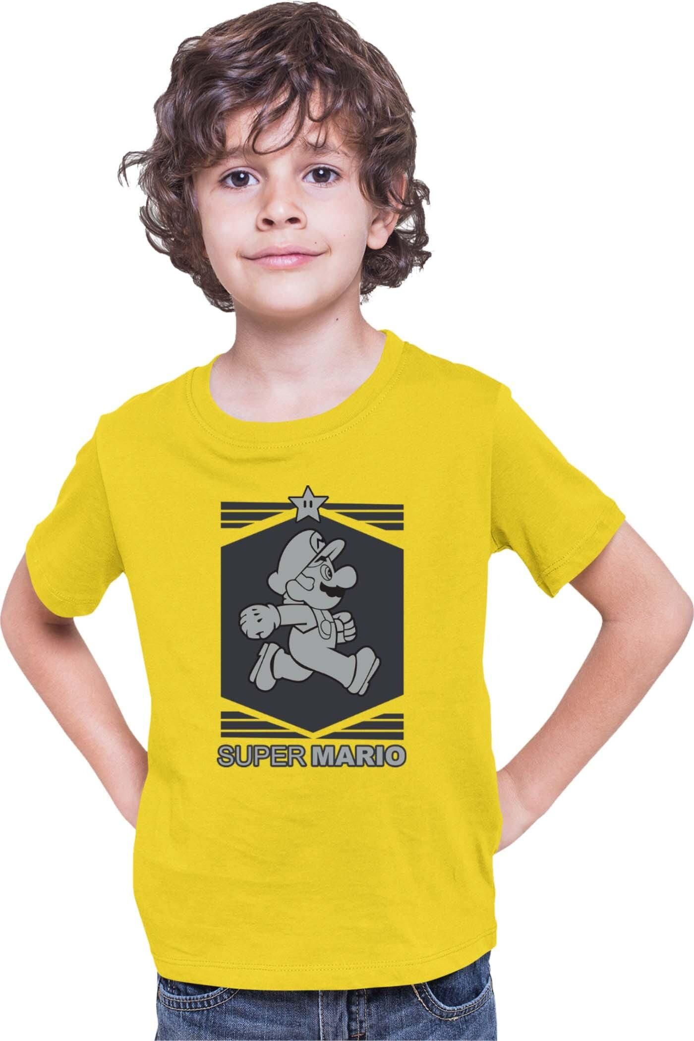 Super Mario Bros koszulka dzieci?ca Super Mario Luigi Bowser Nintendo ...