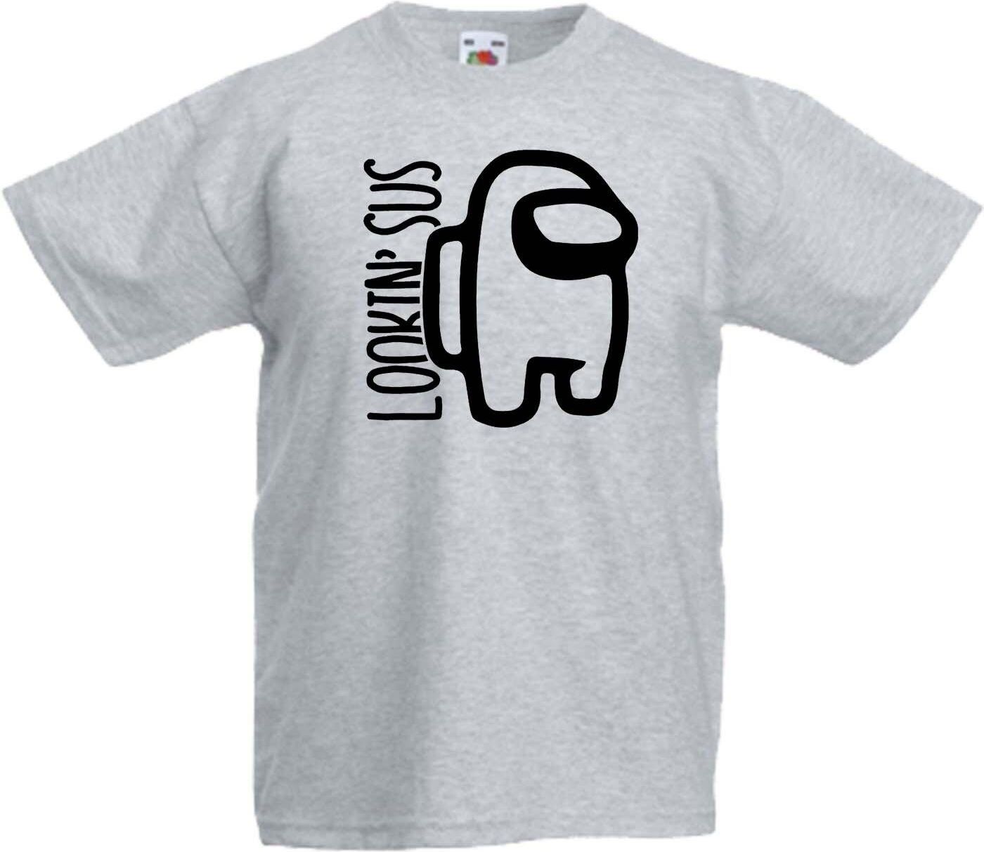 Lookin Sus koszulka dzieci?ca Among Us Impostor Looking Sus, 5-6 lata ...