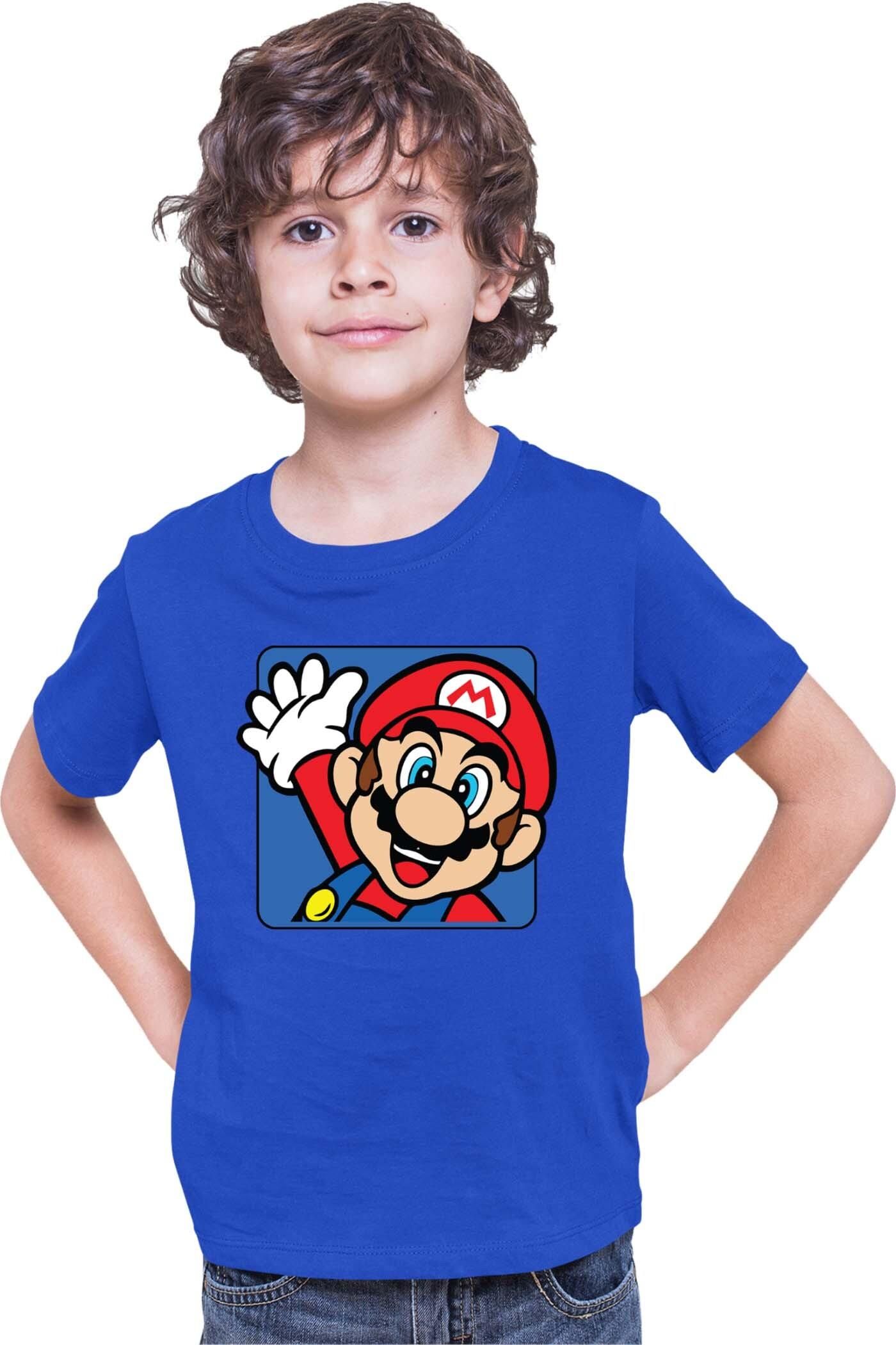 Mario High Five koszulka dzieci?ca Super Mario Luigi Bowser Nintendo, 9 ...