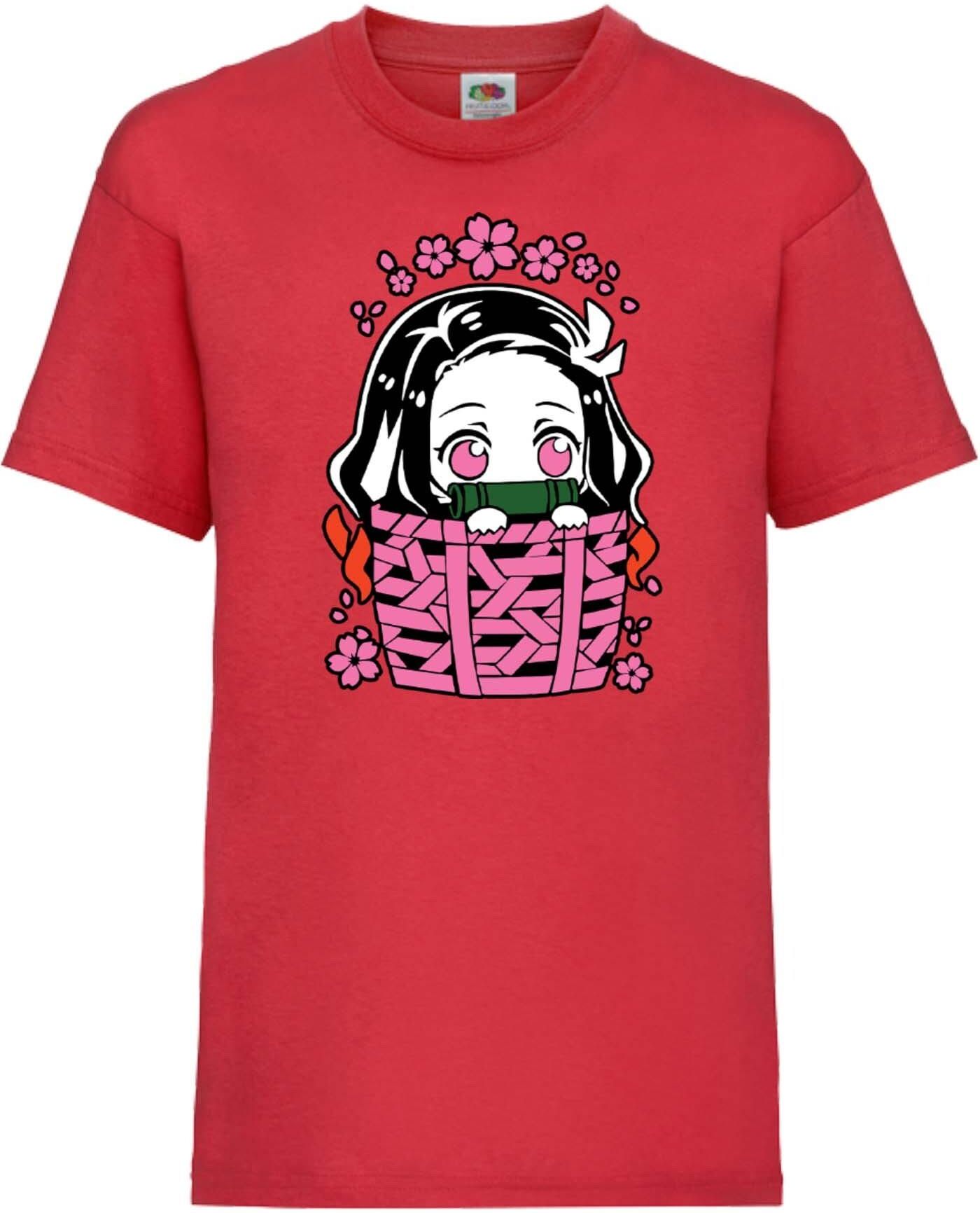 Demon Slayer Nezuko Small Form koszulka dzieci?ca Manga Anime Comic ...