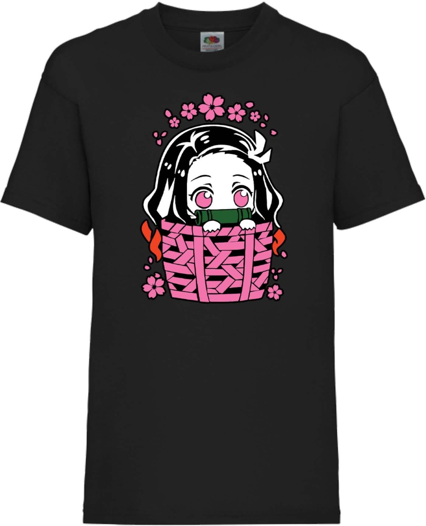 Demon Slayer Nezuko Small Form koszulka dzieci?ca Manga Anime Comic ...