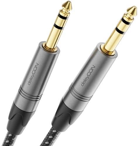 Deleycon 10M Kabel Instrumentalny Kabel Jack 6,35 Mm Do 6,35 Mm Jack ...