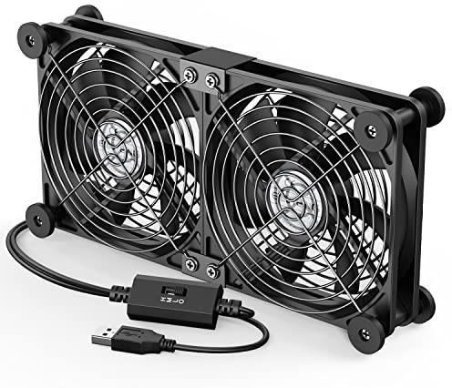 Gadżet na USB Eluteng Wentylator USB 2 w 1 120 mm 3 regulowane ...