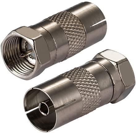 Vecys Adapter Do Kabla Koncentrycznego Anteny Telewizyjnej, Typ F Męski ...