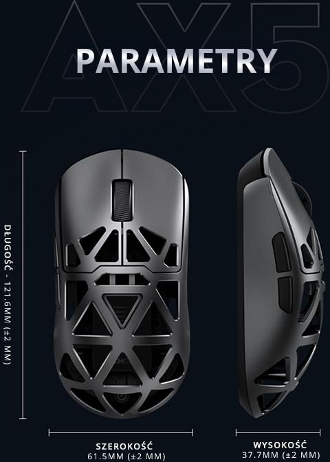 Mysz Mchose AX5 Magnessium Alloy Pro Max Biała (MCAX58) - Opinie i ceny ...