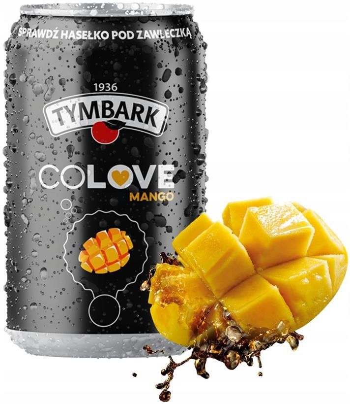 Tymbark Colove Gazowany Napój Owocowy Cola Mango W Puszce 330ml - Ceny ...