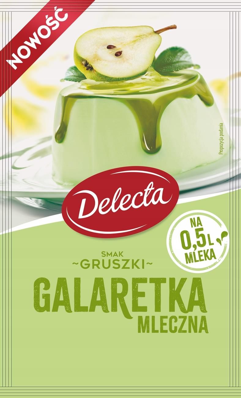 Delecta Galaretka Mleczna Smak Gruszki 60g - Ceny i opinie - Ceneo.pl