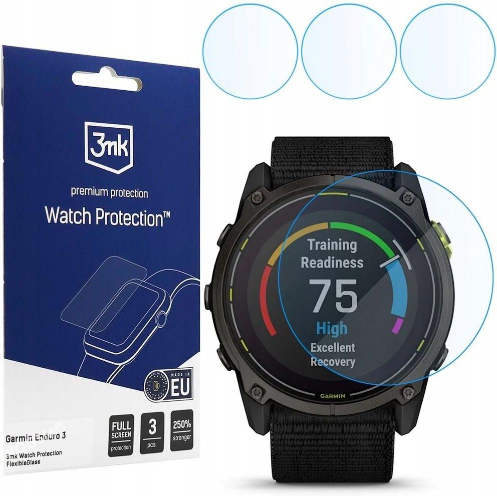 3Mk 3X Szkło Hybrydowe Ochronne Watch Protection Do Garmin Enduro 3 ...