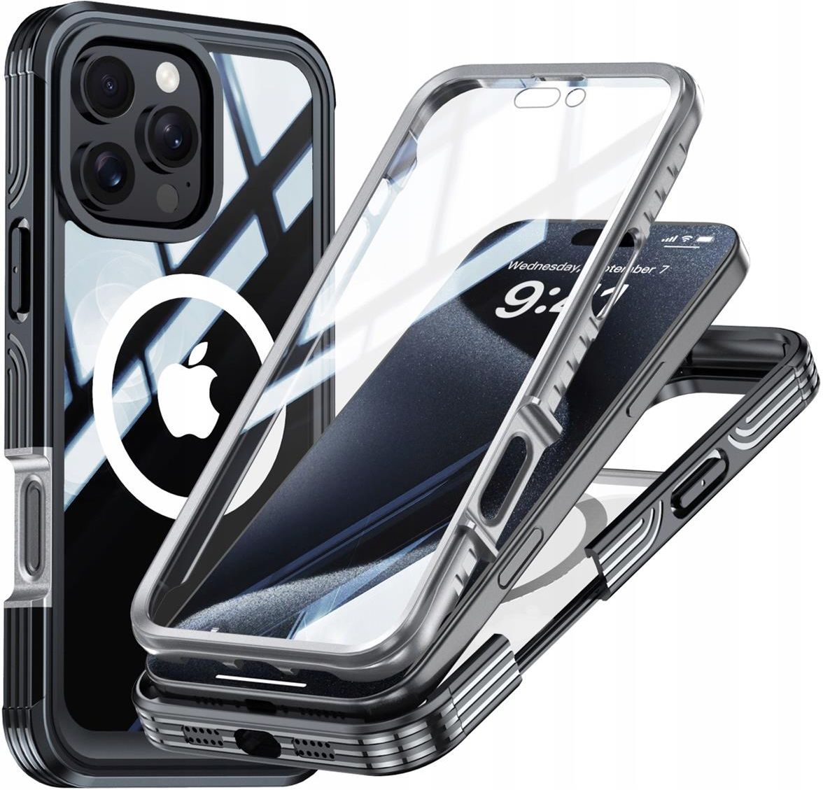 Supero Etui Do Iphone 16 Pro 360° Pancerny Case Pokrowiec Magsafe Cover - Etui na telefon, ceny ...