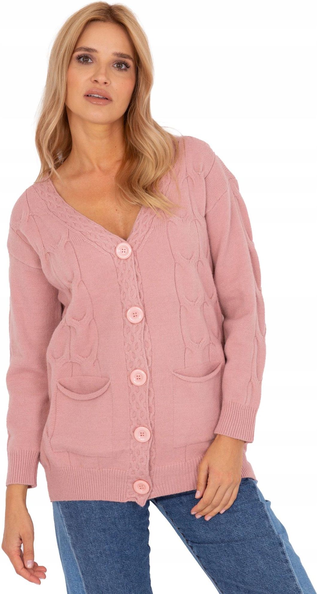 Stylowy Modny Sweter Damski Rozpinany Warkocze - Ceny i opinie - Ceneo.pl