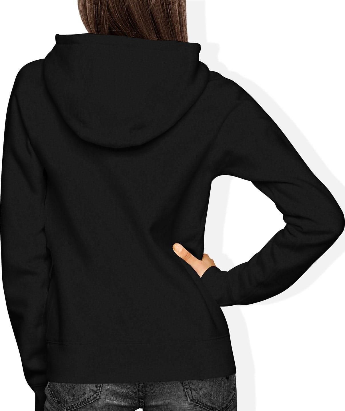 La Linea Balum Balum Zdziwiony Damska bluza z kapturem (XXL, Czarny ...