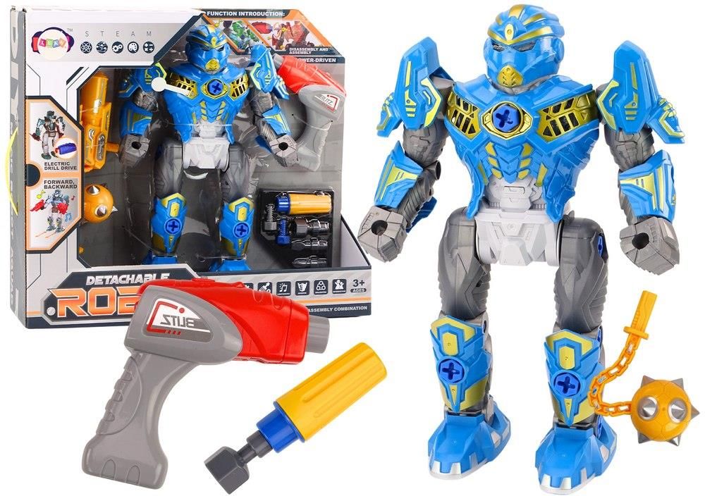 Lean Toys Robot Do Skręcania Broń Wiertarka Śrubokręt Światła Dźwięk ...