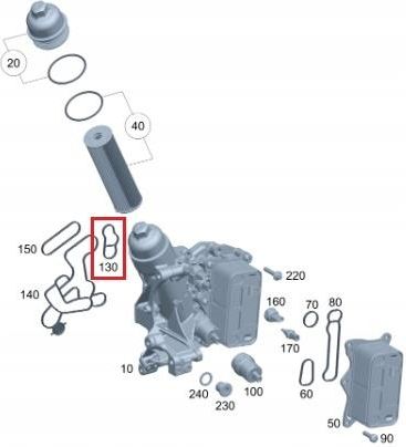 Mercedes Filtr Paliwaa Oleju A6541840180 - opinie i ceny na Ceneo.pl