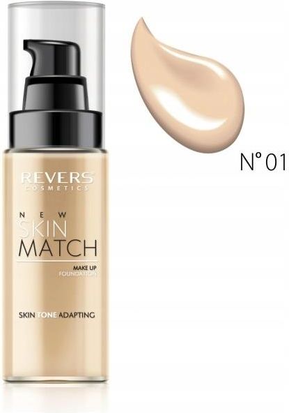 Revers Cosmetics Matujący Trwały Nawilżający Podkład Każdy Typ Cery 01 ...