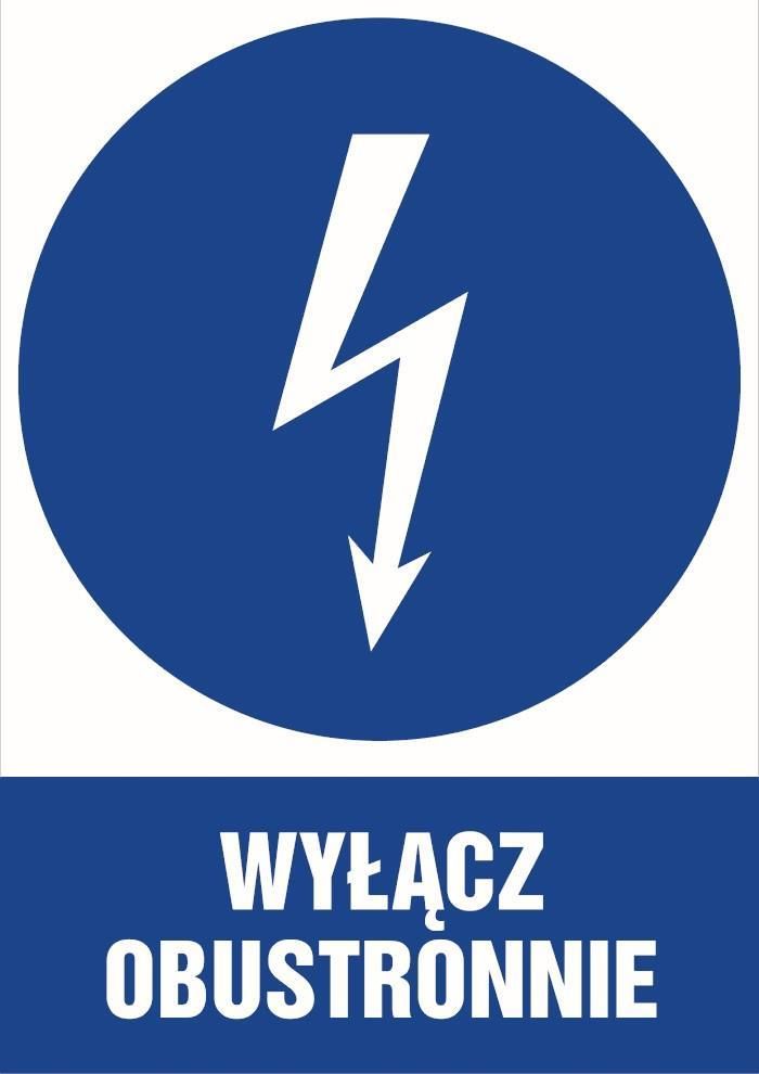 Signproject Znak He004 - Wyłącz Obustronnie - 20X30Cm; Płyta 1Mm - Ceny i opinie - Ceneo.pl