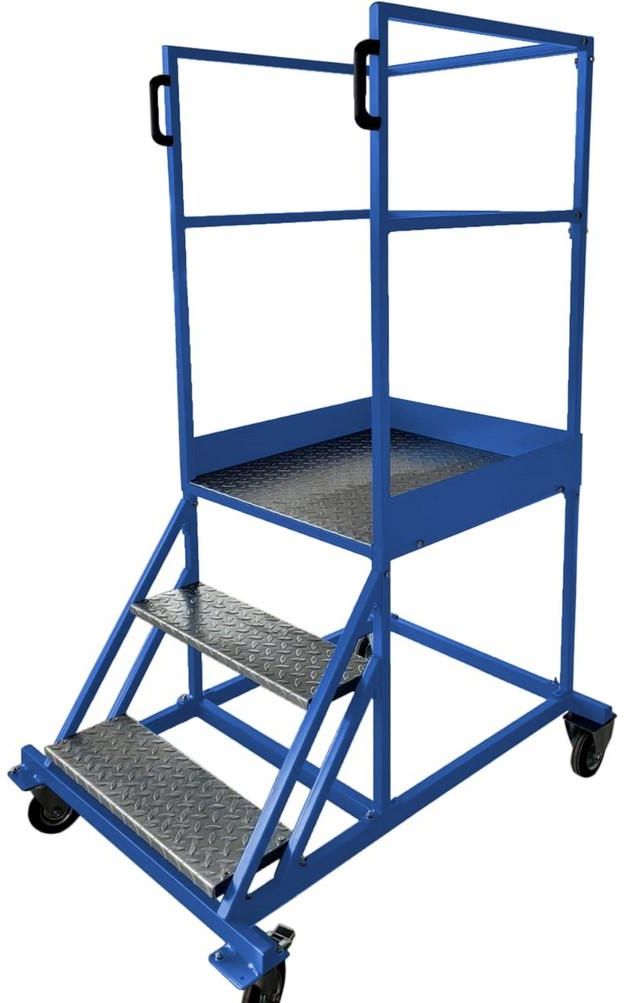 Stalowy podest roboczy jezdny 2 stopnie i platforma (standard) - Opinie ...