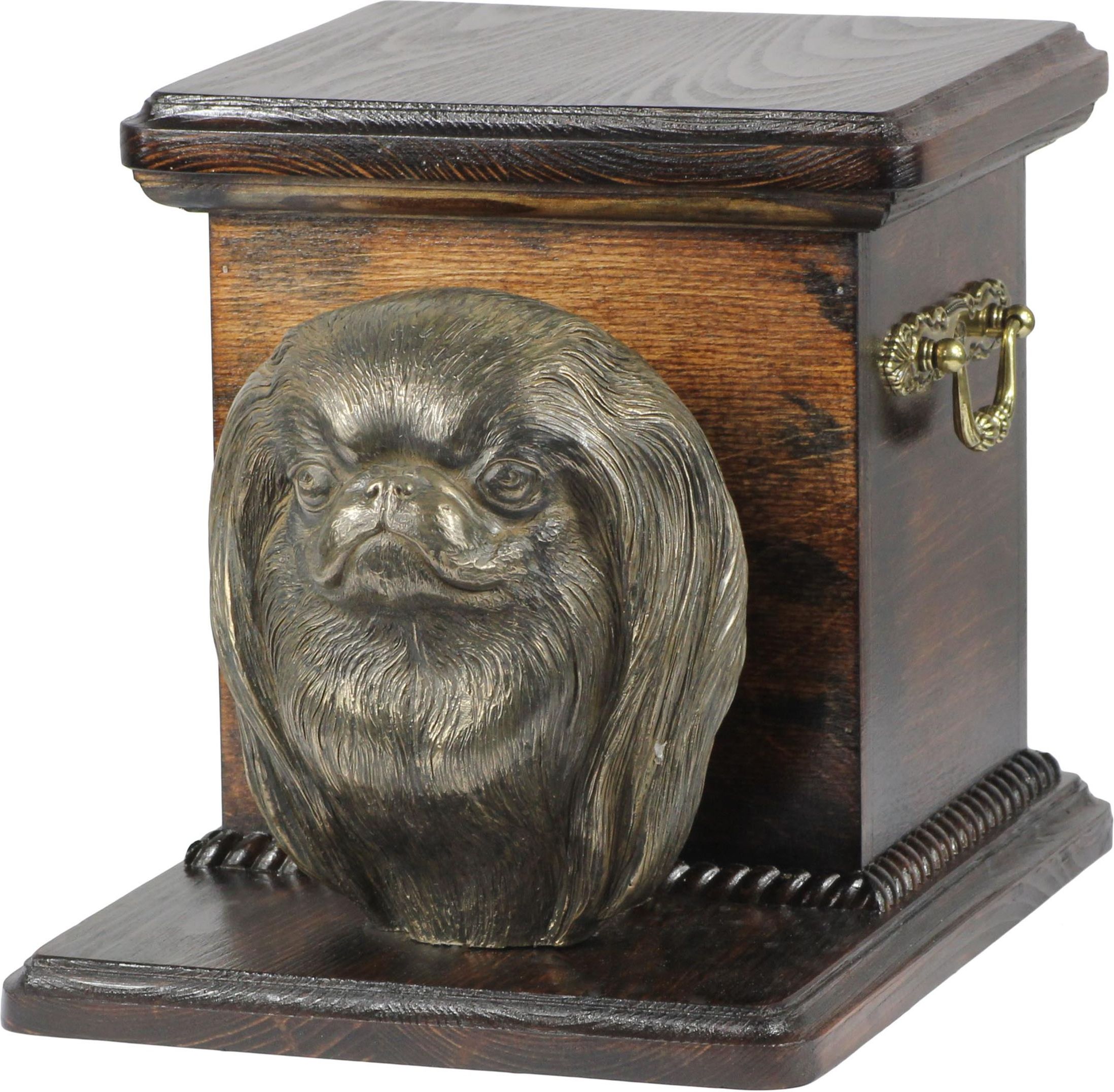 Art-Dog Chin Japoński Spaniel Urna Na Prochy Psa Ze Statuetką Elegancka ...
