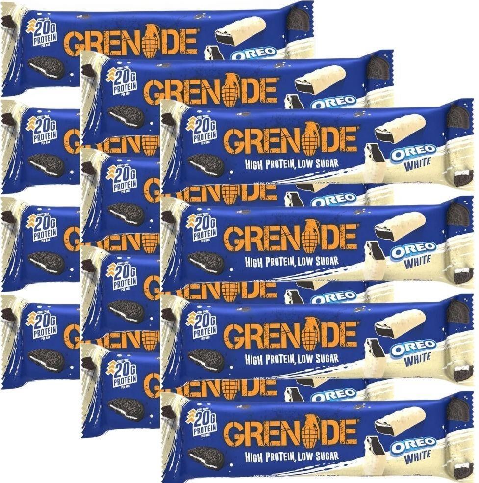 Grenade Baton proteinowy Oreo White - 12 sztuk - Ceny i opinie - Ceneo.pl