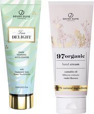 7suns Tan Delight Accelerator Dark Tanning 250ml + Krem Do Rąk 75ml ...