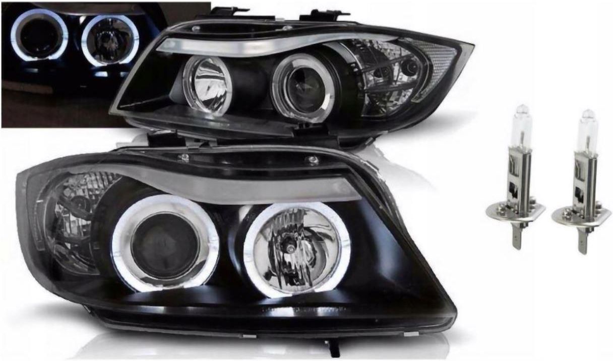 Lampa przednia Sonar Lampy Reflektory Bmw E90 E91 2005 -2008 Ringi Led Oświetl Swoją Drogę ...
