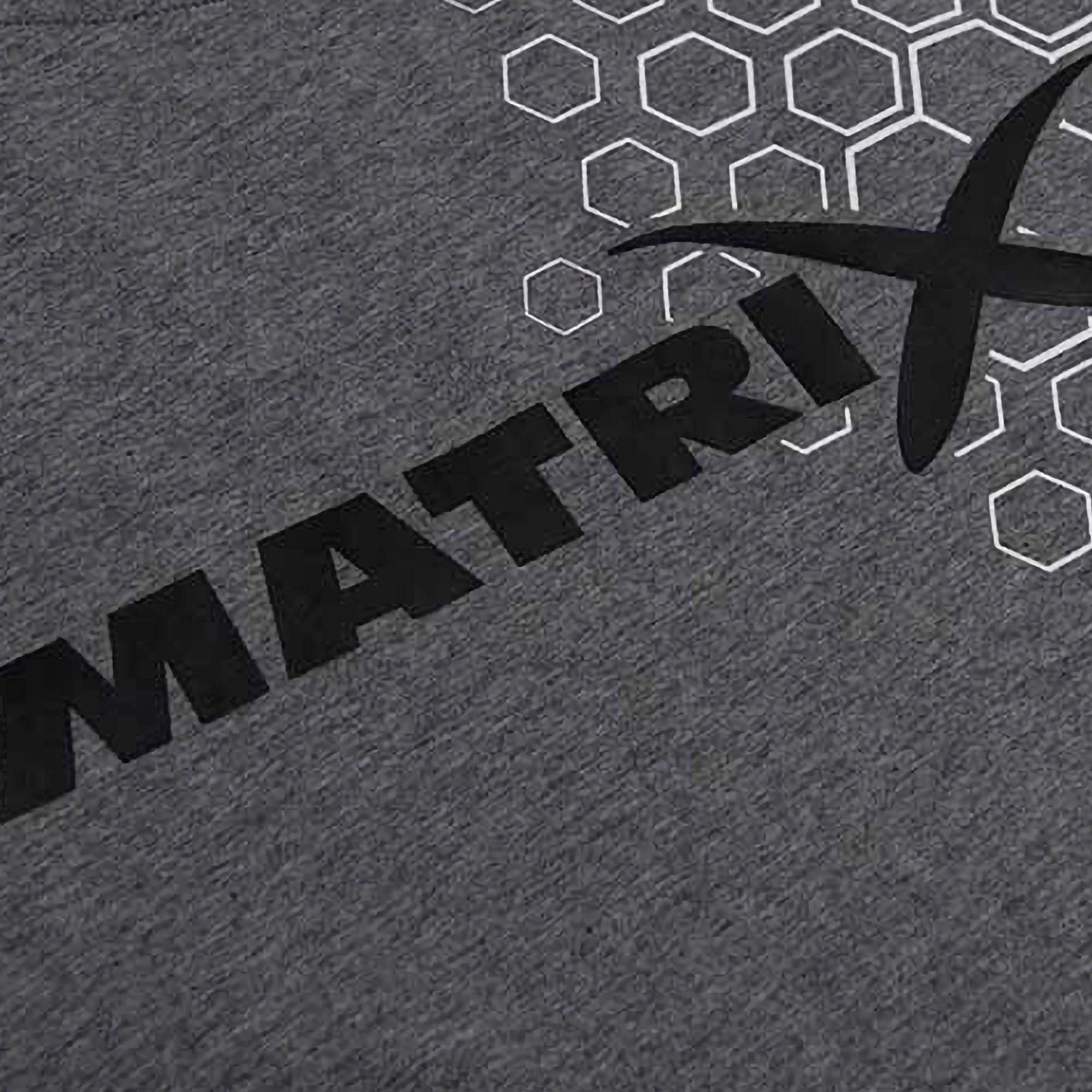 Matrix Koszulka Wędkarska Z Nadrukiem Logo Hex Print T-Shirt Grey R ...