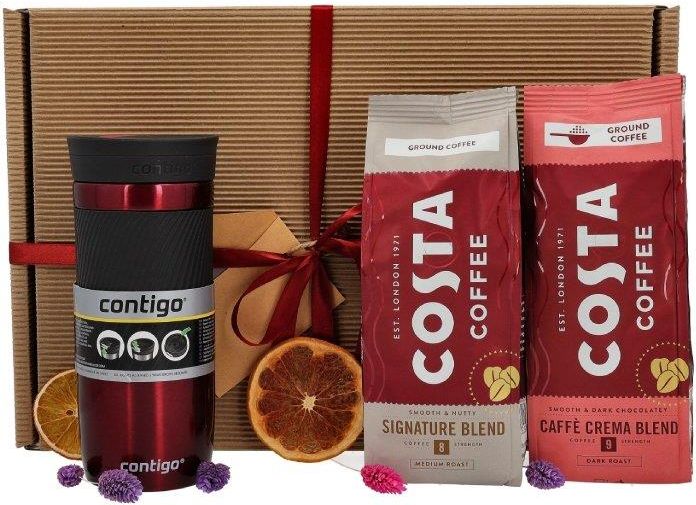 Prezent Zestaw Prezentowy Costa Coffee Z Kubkiem Termicznym - Ceny i ...