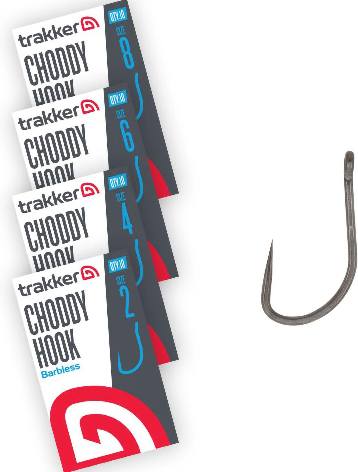 Trakker Haczyki Karpiowe Bezzadziorowe Choddy Hooks Barbless R. 4 ...