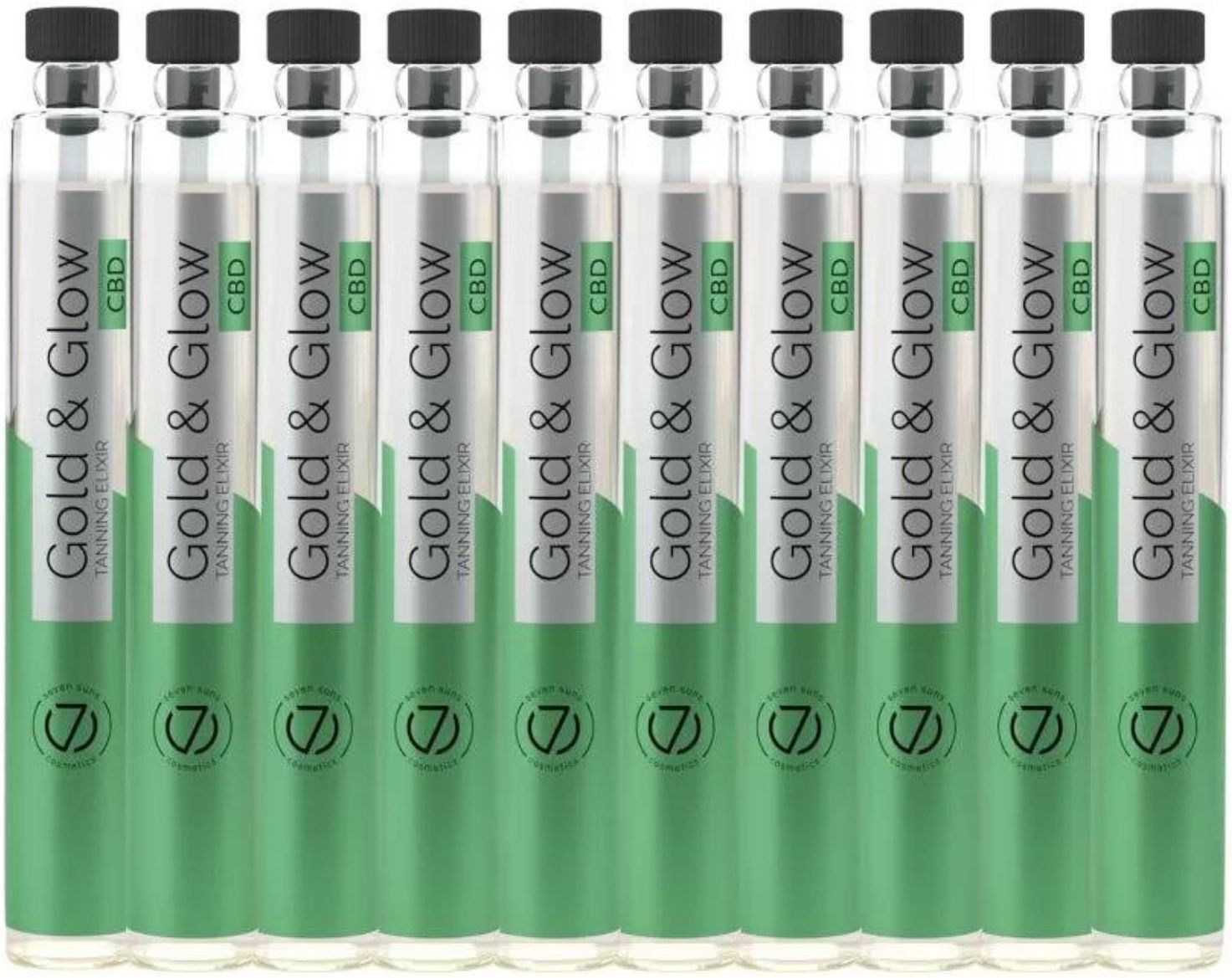7suns Gold & Glow Eliksir Do Opalania CBD 10 x 6ml - Opinie i ceny na ...
