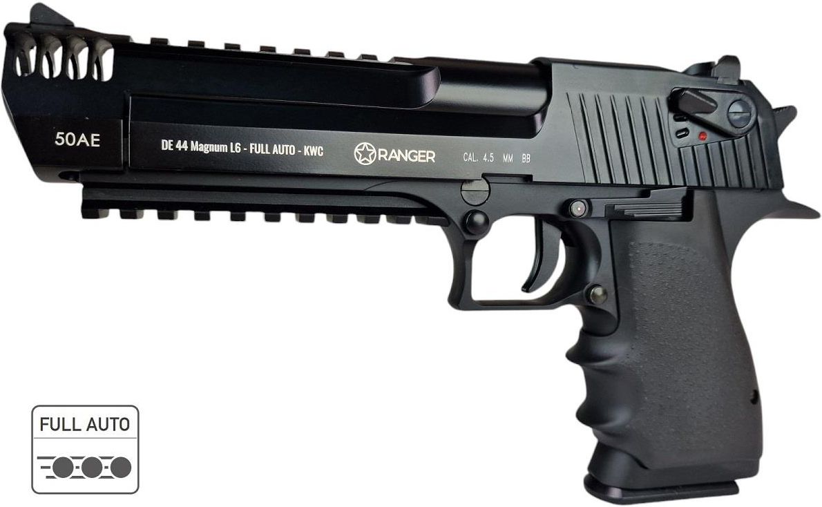 Pistolet Wiatrówka Ranger De 44 Magnum L6 Full Auto Kwc 4,5 Bbs Blow ...